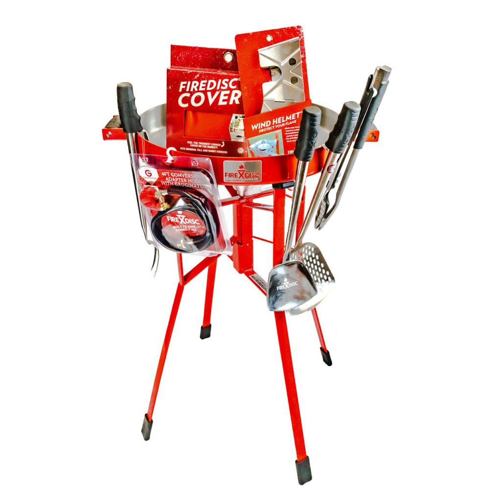 Universal Cooker Cover | Red Grill Cover for the FIREDISC