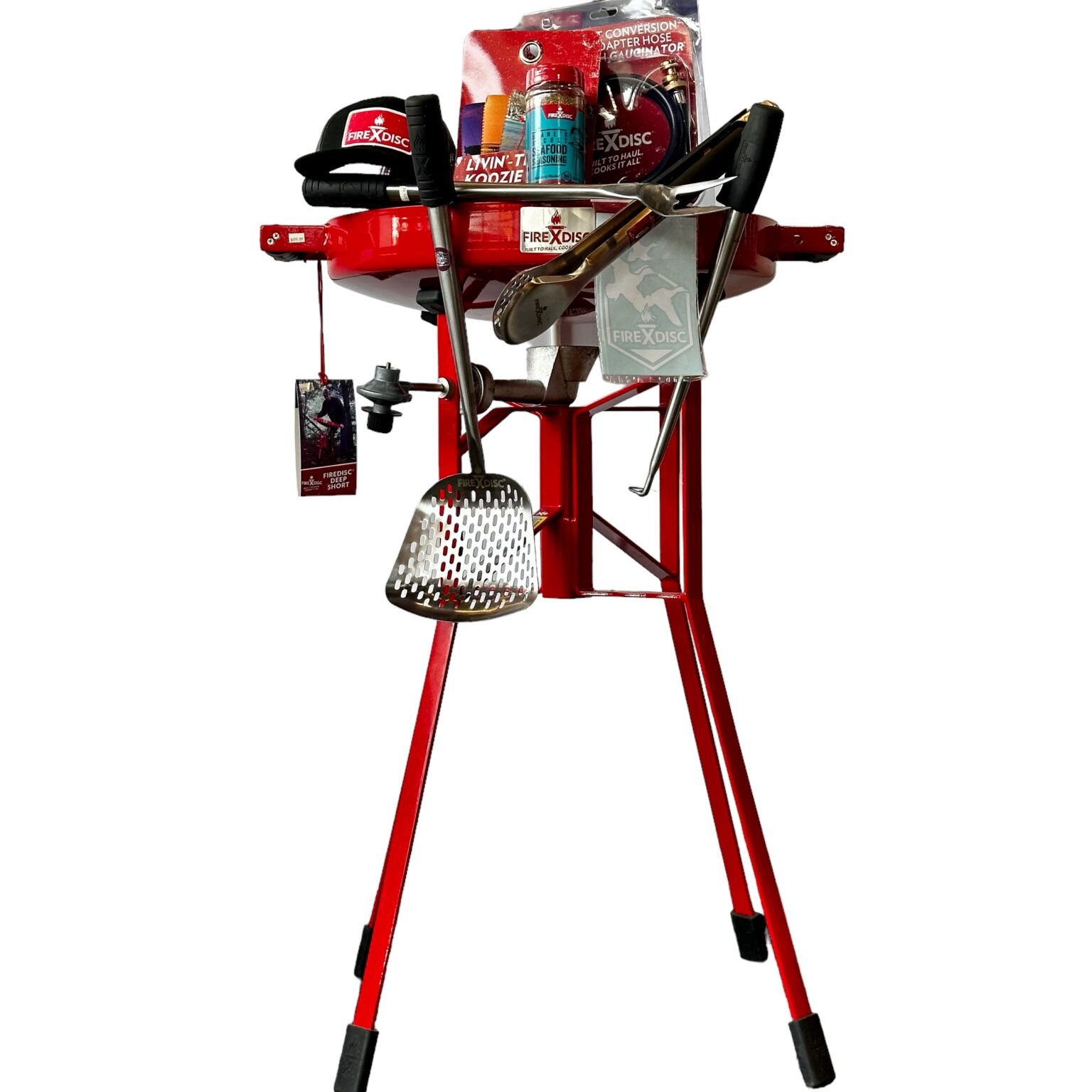 Universal Cooker Cover | Red Grill Cover for the FIREDISC