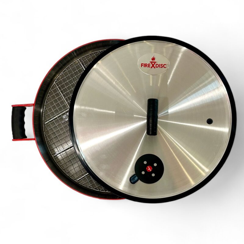 Ultimate FlatTop™ Lid W/ Flavor Seal™ and Steaming Grate Bundle | FIREDISC® Cookers
